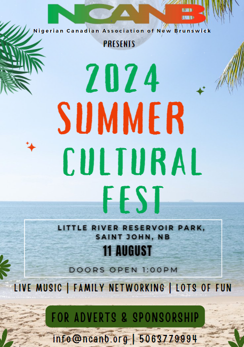 Nigerian-Canadian Association of New Brunswick – Promoting cultural awareness for the Nigerian ...
